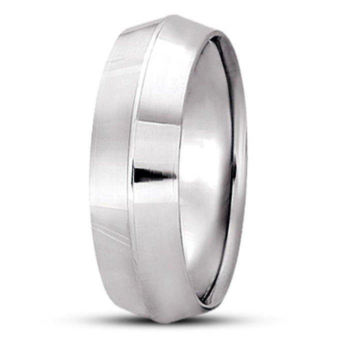 Fabian 6mm Contoured Men's Wedding Band | Unique Engagement Rings NYC ...