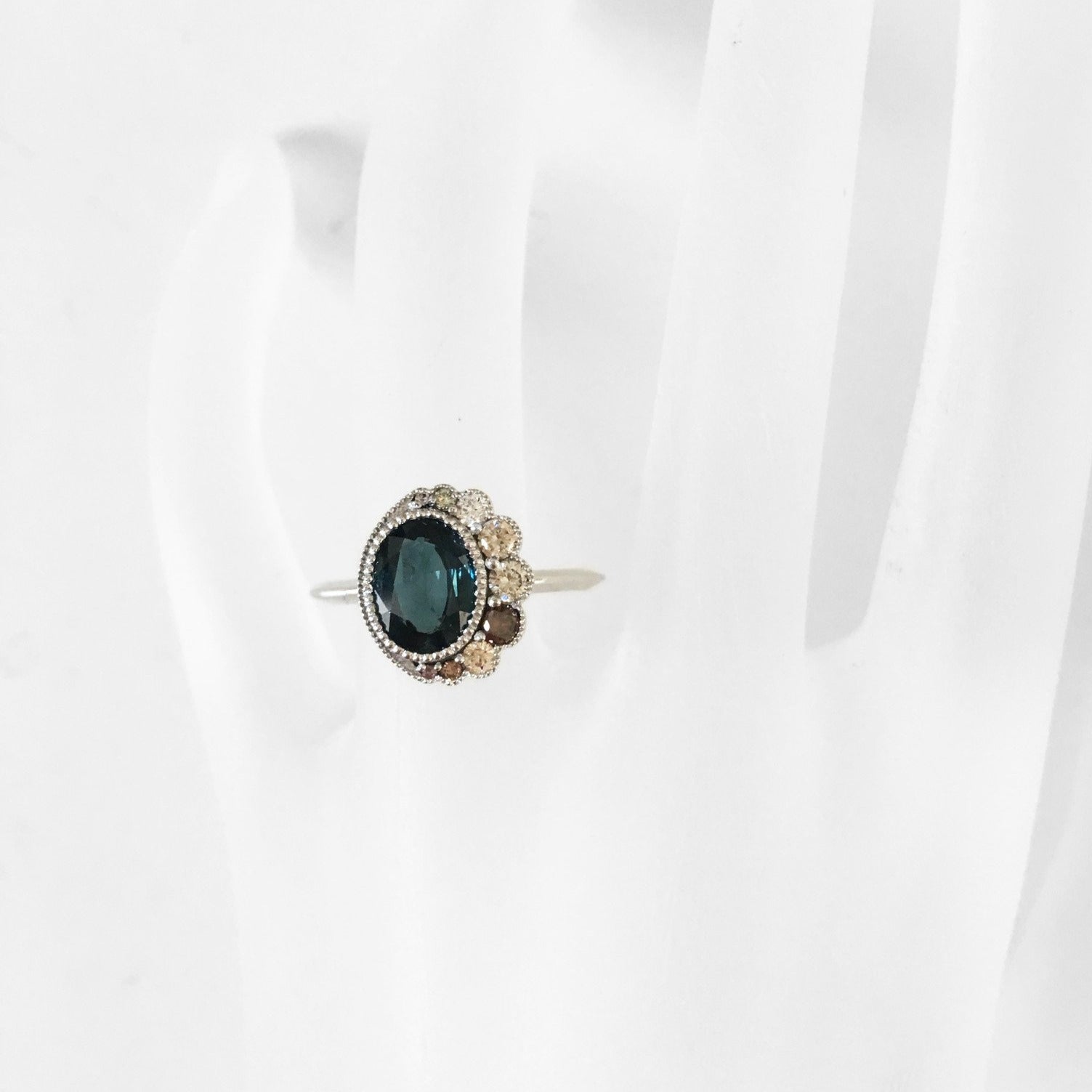 Solaris Unique Sapphire Engagement Ring – Unique Engagement Rings NYC ...